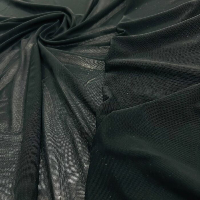 Black Stretch Mesh Fabric for Sportwear Swimwear Dress Dancewear ...