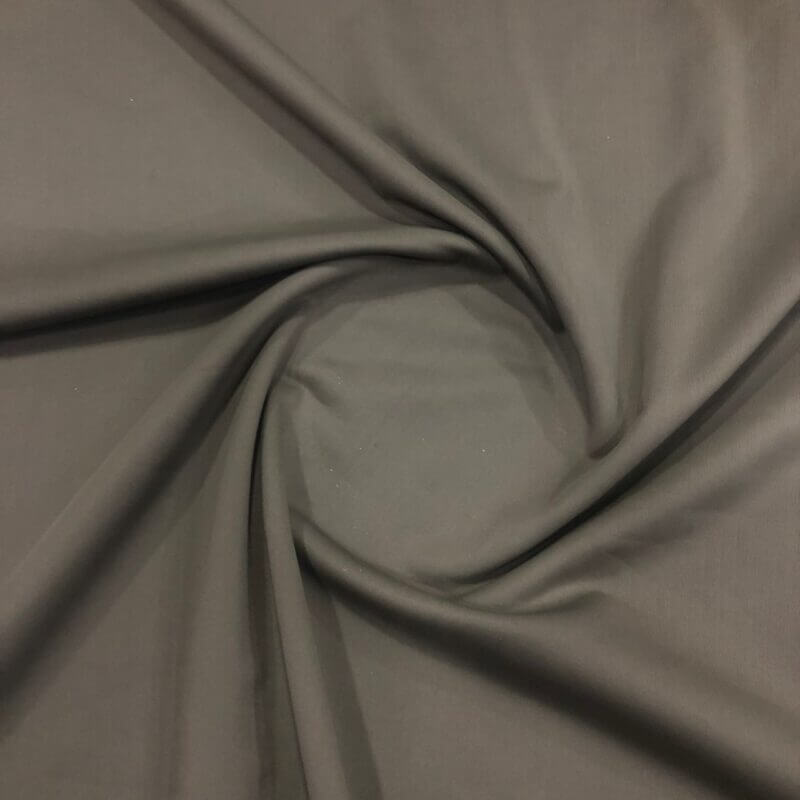 ♻️Poly Recycle Solid Gray Semi-Shine Finish Polyester Spandex Fabric 4 ...