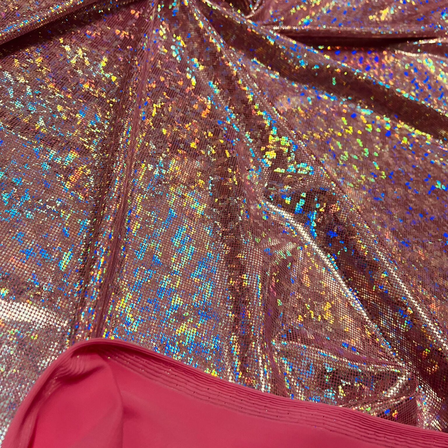 Hologram metallic foil Archivos - Spandex Fabric