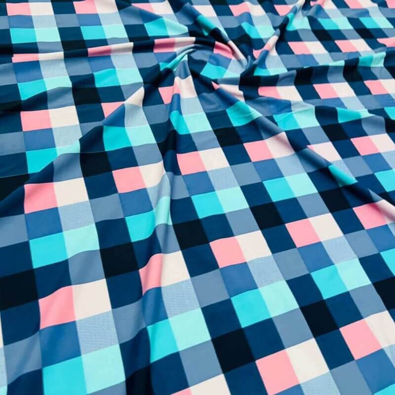 Vintage Plaid Colors Print